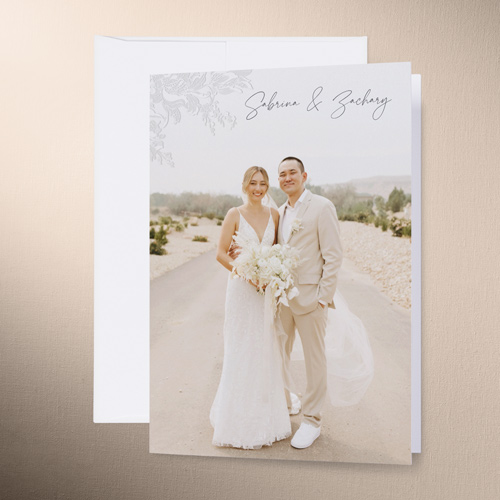 Lace Shadow 3x5 Folded Card by Hello Little One | Shutterfly