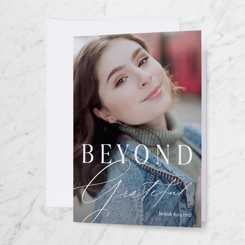 Name Overlay 3x5 Folded Card by Yours Truly | Shutterfly