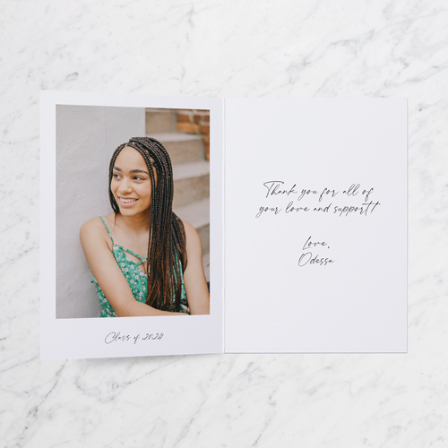 Name Overlay 3x5 Folded Card by Yours Truly | Shutterfly