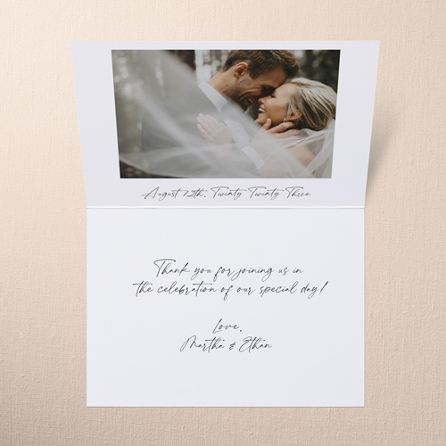 Delightful Dedication 3x5 Folded Card by Float Paperie | Shutterfly