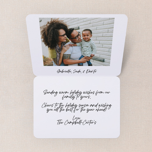 Grateful Wishes 5x7 Folded Card by Yours Truly | Shutterfly
