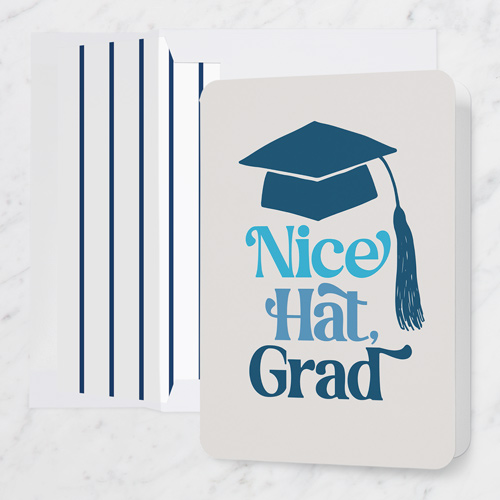 Nice Hat 5x7 Folded Card by Yours Truly | Shutterfly