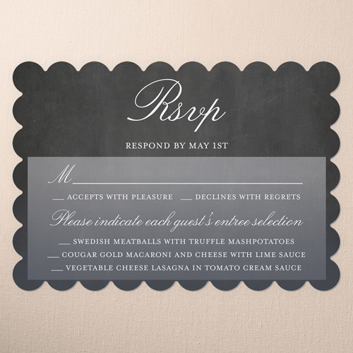 Radiant Devotion Wedding Response Card | Shutterfly