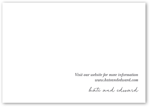 Stacked Standout RSVP Card by Blonde Designs | Shutterfly