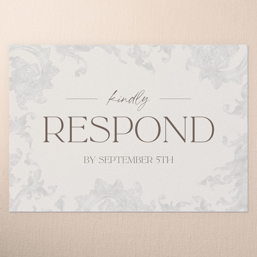 Touch Of Elegance RSVP Card by Hello Little One | Shutterfly