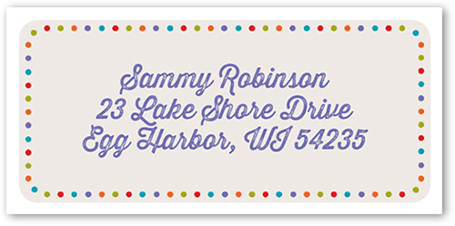 Rainbow Trail Unique Address Labels | Tiny Prints