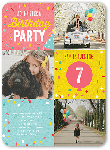 Colorful Feeling 5x7 Stationery Card by Lady Jae Designs | Tiny Prints