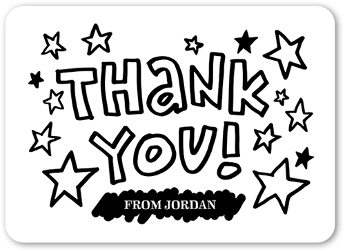 Color Me Grateful 5x7 Unique Thank You Cards | Tiny Prints