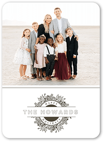 Elegant Surname 5x7 Stationery Card by Elk Design | Tiny Prints