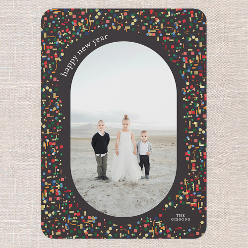 Retro Confetti 5x7 Stationery Card by Ann Kelle | Tiny Prints