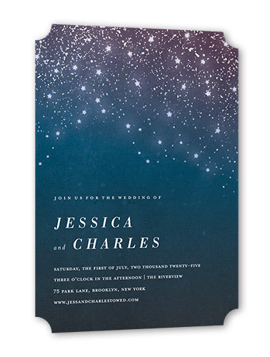 Blue And Silver Invitations | Shutterfly