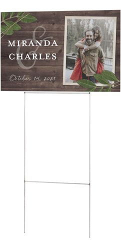 Ingrained Love Photo Yard Sign by Shutterfly | Shutterfly