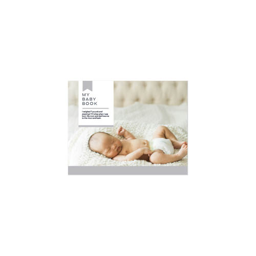 Modern Baby Story Photo Book | Shutterfly