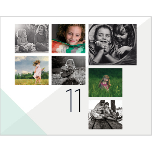 Modern Collage Wall Calendar | Shutterfly