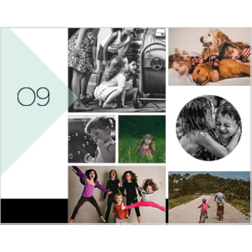Modern Collage Wall Calendar | Shutterfly