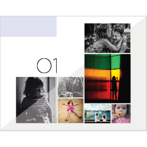 Modern Collage Wall Calendar | Shutterfly