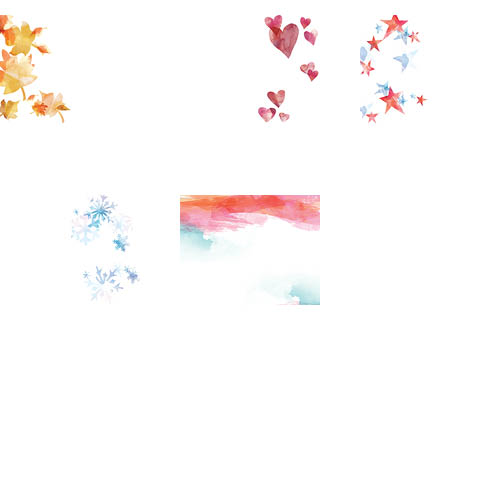 Watercolor Seasons Wall Calendar | Shutterfly