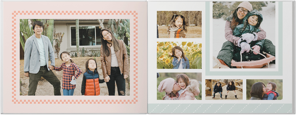 Cheerful Patterns Photo Book | Shutterfly