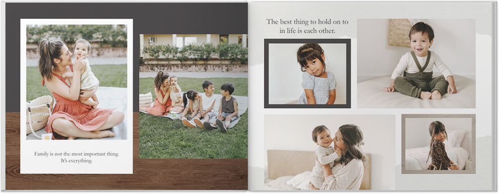 Elevated Rustic Photo Book | Shutterfly