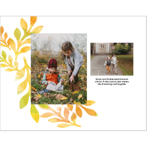 Watercolor Seasons Wall Calendar | Shutterfly