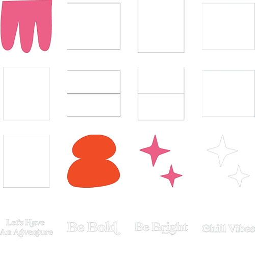 Bright Color Pop Calendar Wall Calendar | Shutterfly