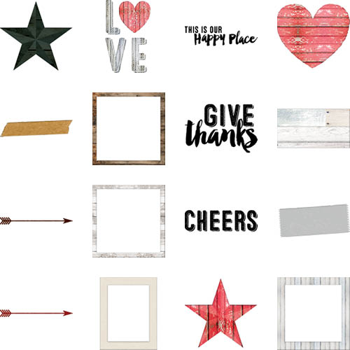 Rustic Farmhouse Calendar Wall Calendar | Shutterfly