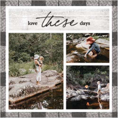 Black And White Rustic Calendar Wall Calendar | Shutterfly