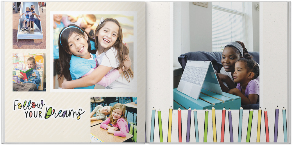 Colorful School Days by Float Paperie Photo Book | Shutterfly
