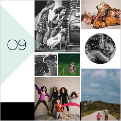 Modern Collage Wall Calendar | Shutterfly