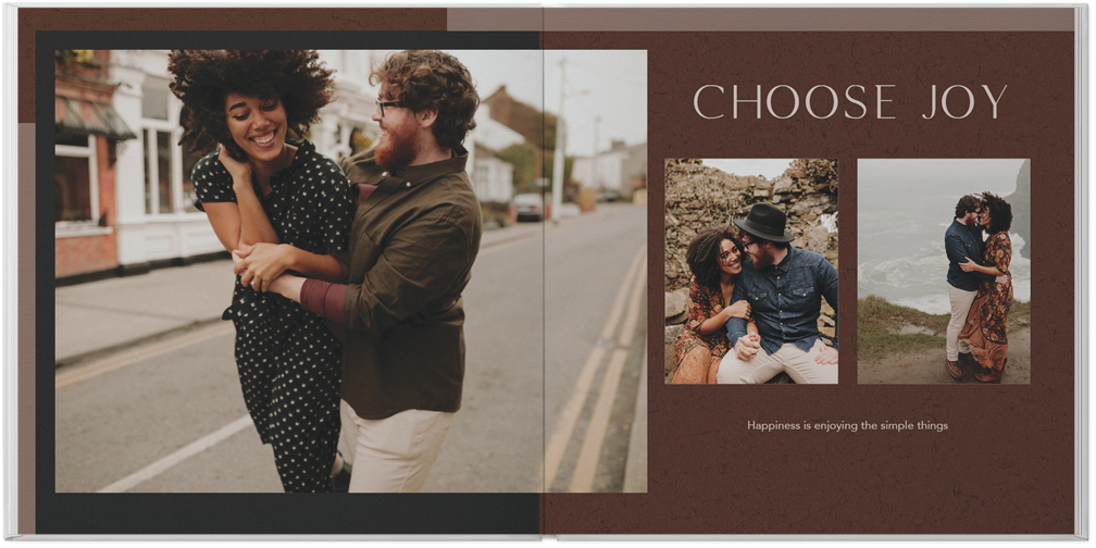 Modern Dark Neutrals Photo Book | Shutterfly