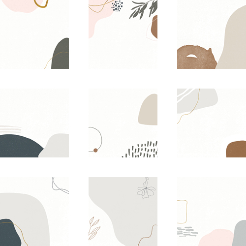 Muted Everyday Abstract Calendar Wall Calendar | Shutterfly