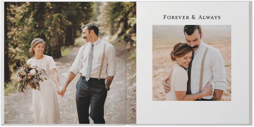 Simple Elegant Wedding Photo Book | Shutterfly